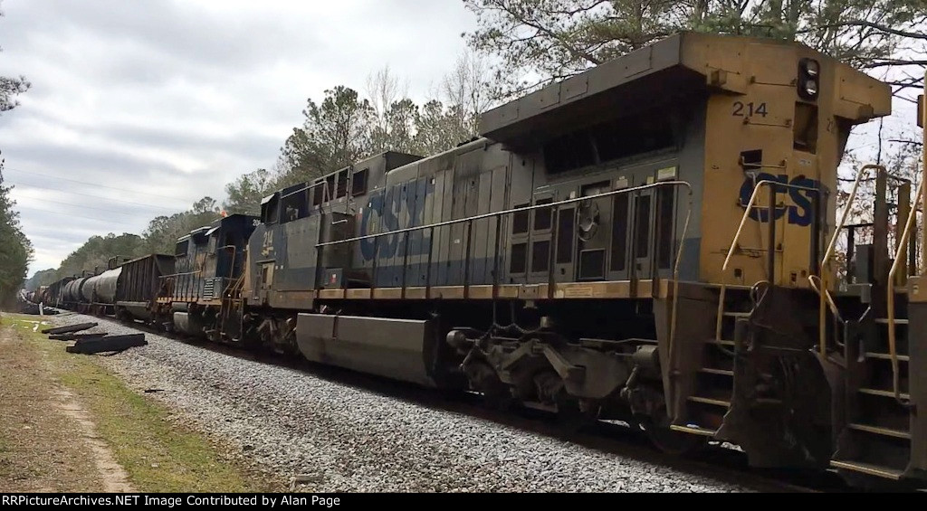 CSX AC44CW 214 runs 7th